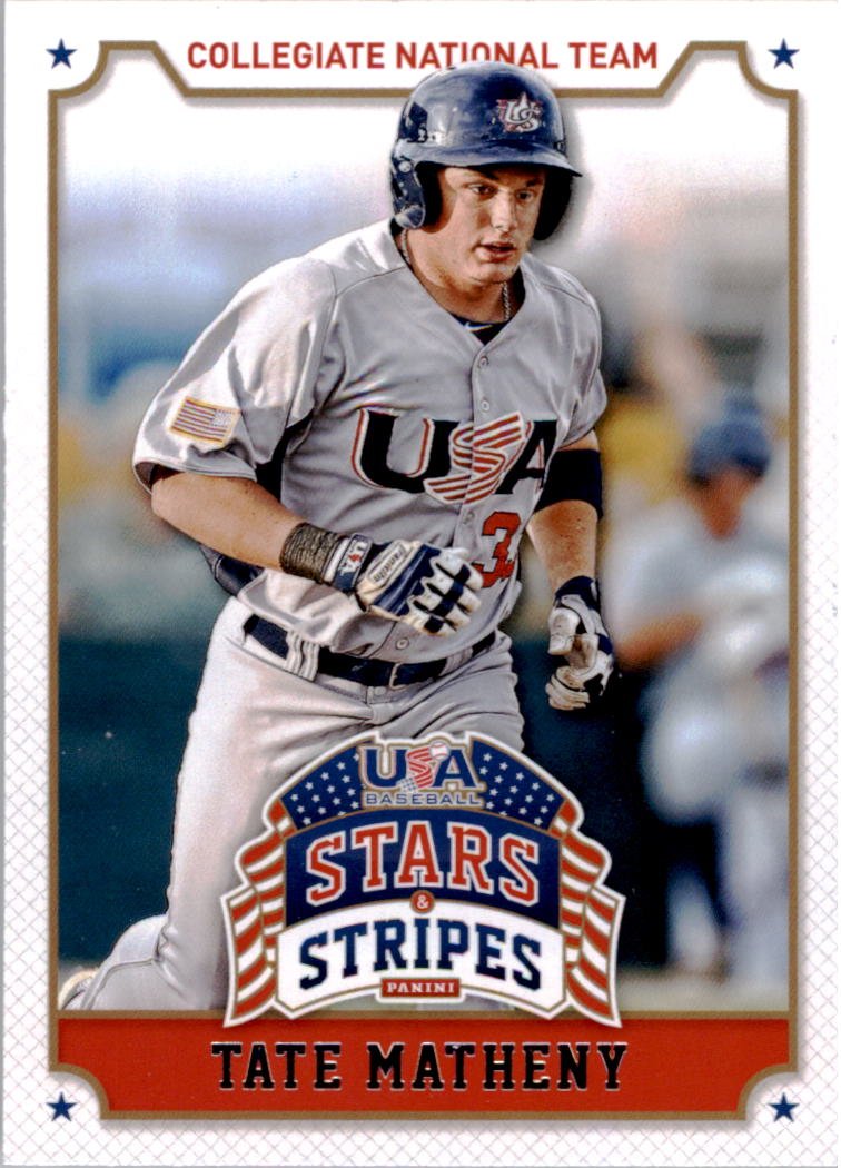 2015 USA Baseball Stars and Stripes 89 Tate Matheny