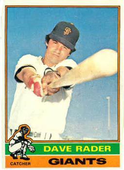 1976 Topps #54 Dave Rader