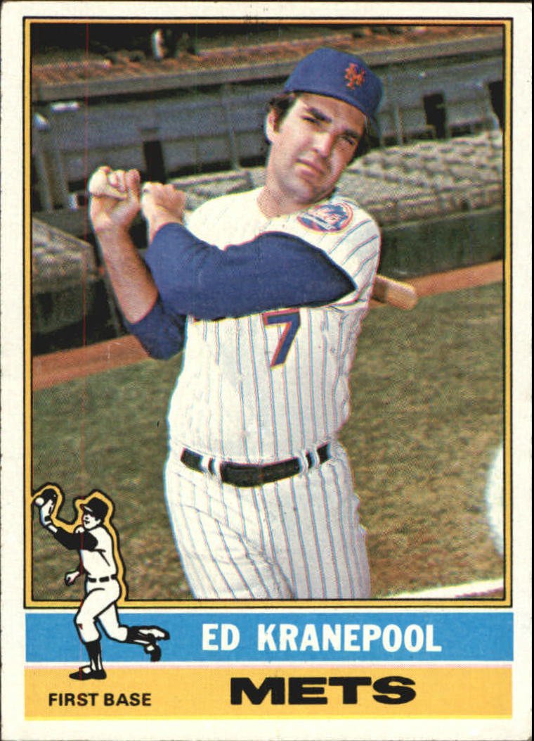 1976 Topps 314 Ed Kranepool