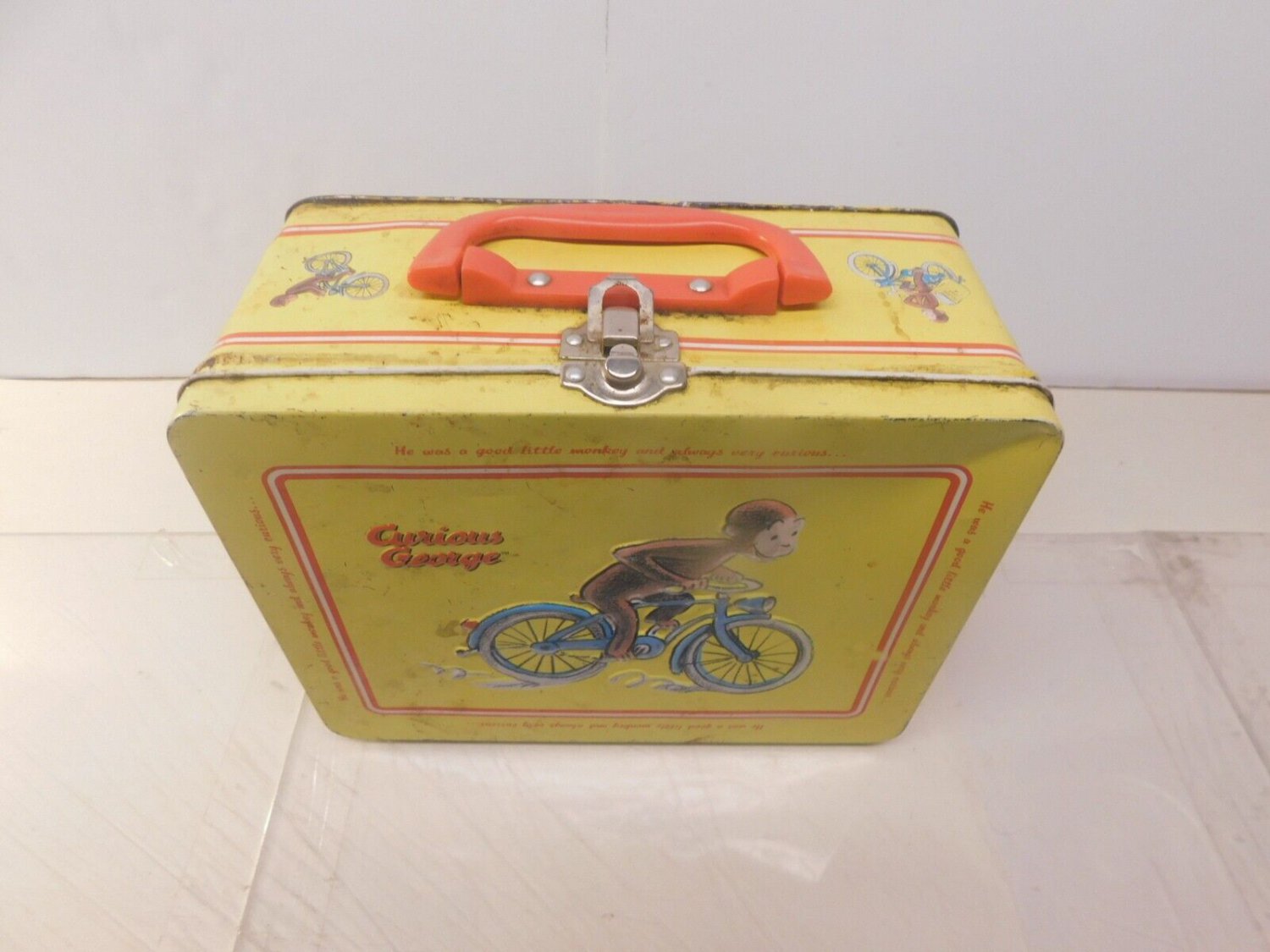 Vintage Curious George Lunch Box Keepsake Tin