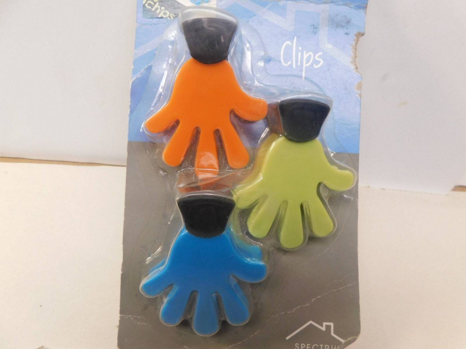 The Original Chip Clip 3 Variety Set Colorful Plastic Bag Sealer 3.5"