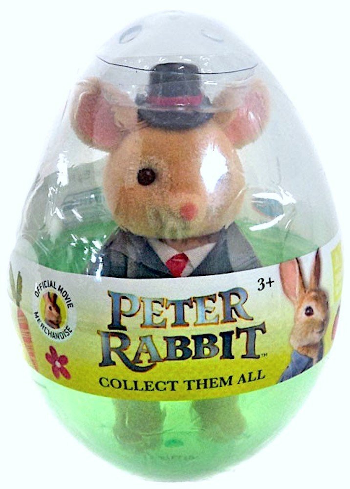 Peter Rabbit Movie Egg Johnny Town Mouse Figure 3.5" (2018 Release)