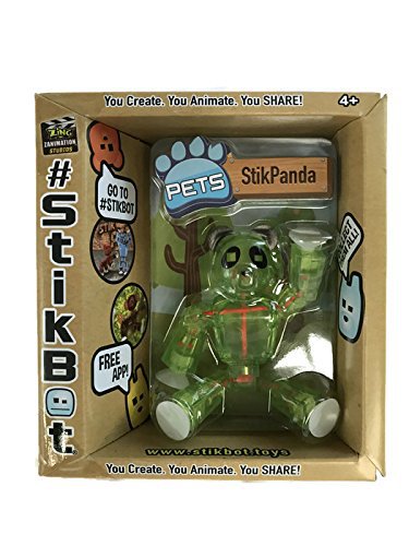 Stikbot, Stik Panda Figure, Translucent Green