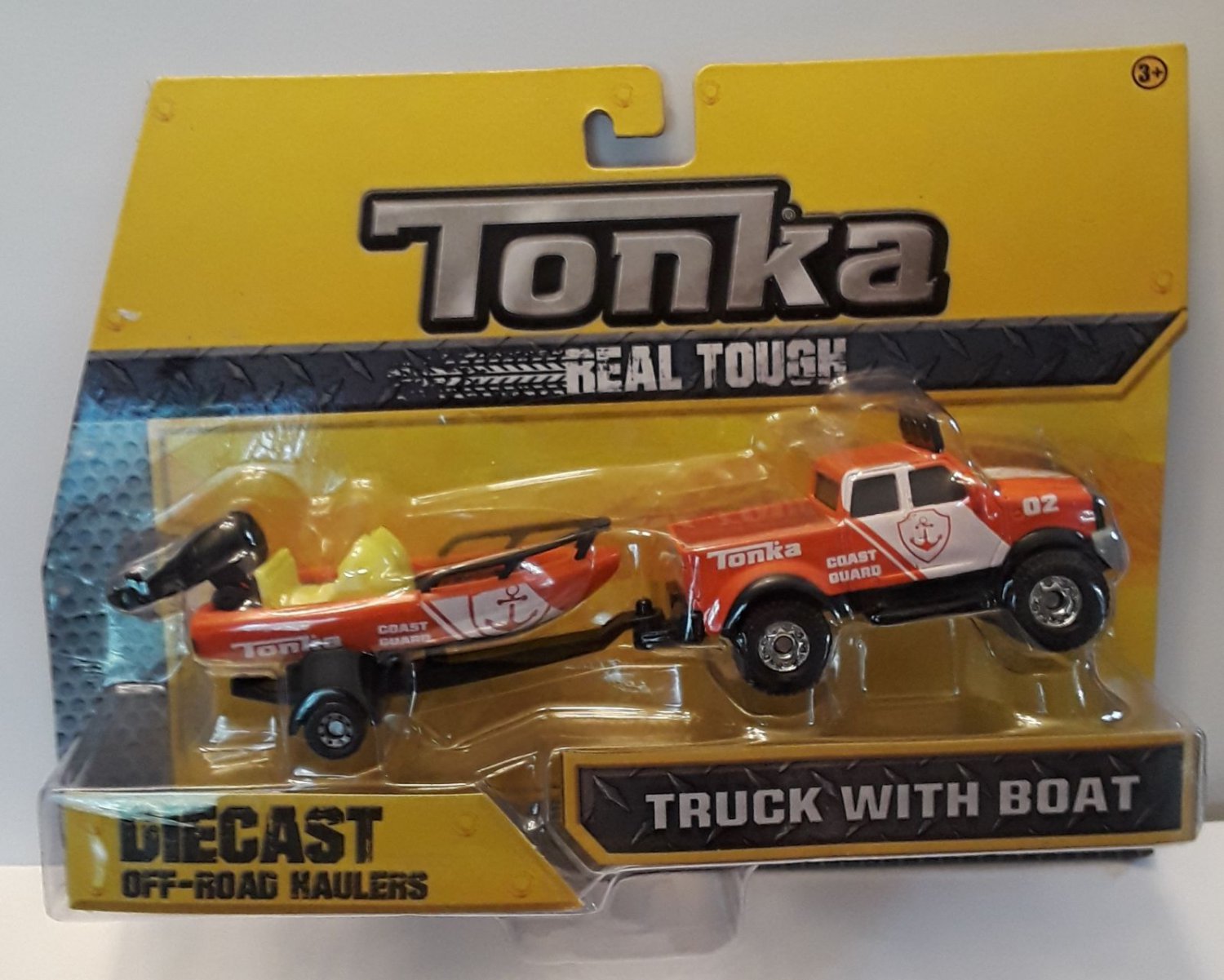 Tonka Diecast Coast Guard Truck & Boat
