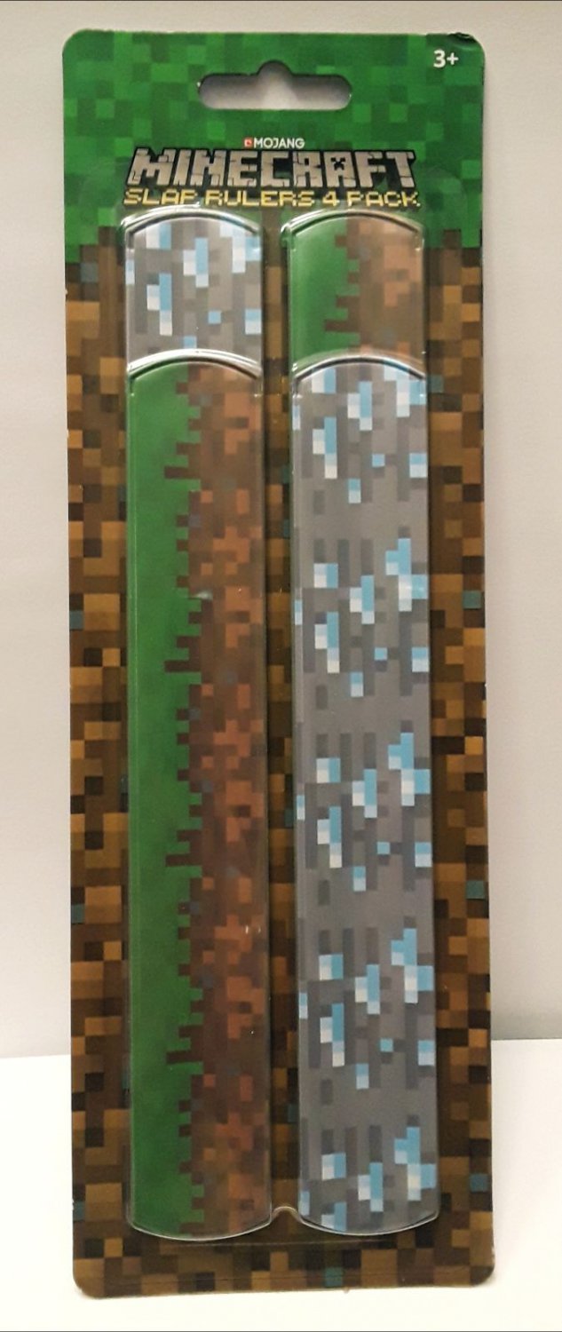 Minecraft 4 Pack Slap Rulers