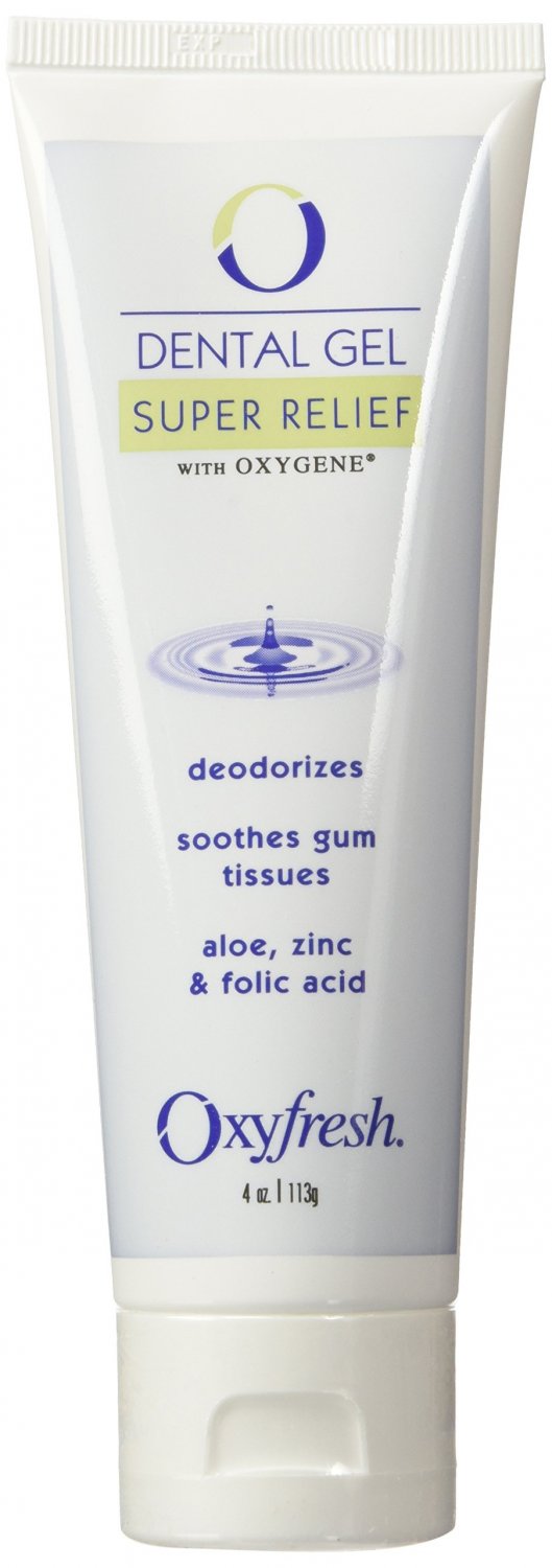 4 oz.Super Relief Dental Gel From Oxyfresh Helps Heal Gums