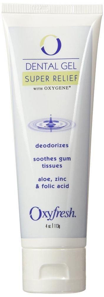 4 oz.Super Relief Dental Gel From Oxyfresh Helps Heal Gums