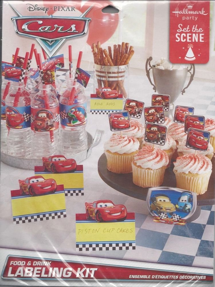 Disney Pixar Cars Food & Drink Labeling Kit Disney