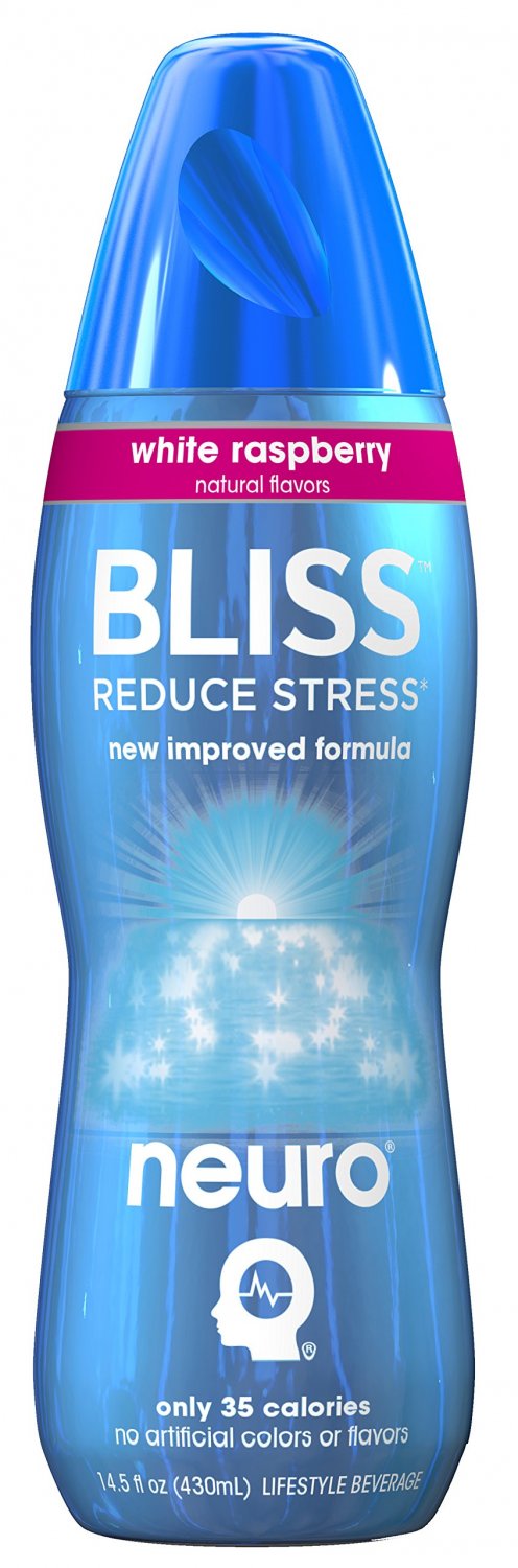 Neuro Bliss Drink White Raspberry 14.5 Ounce (Pack of 12) Neuro