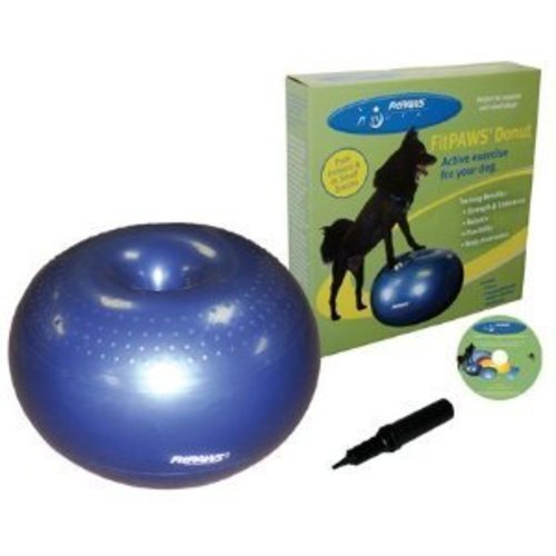 FitPAWS Donut Large Dark Blue for Dog Fitness and Agility Ball Dynamics