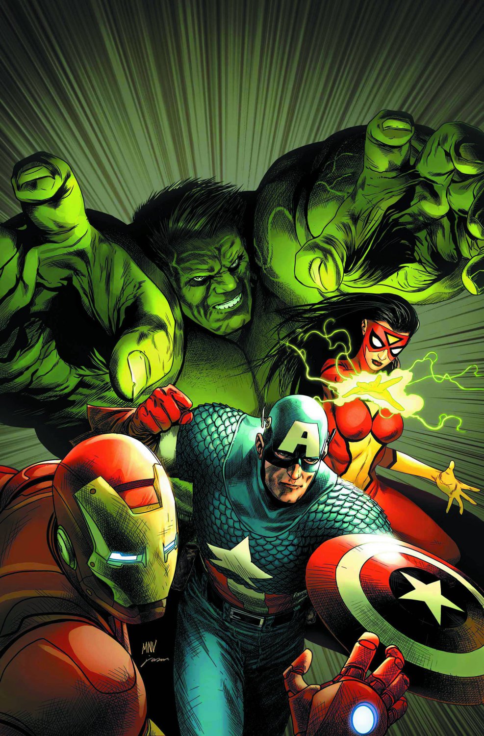 Avengers Assemble poster 24 x 36 inches Art by McNiven (brand new ...