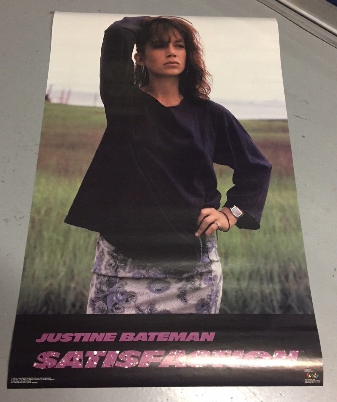 Vintage Justine Bateman Poster (Satisfaction) 23 x 35 inches (1988 ...