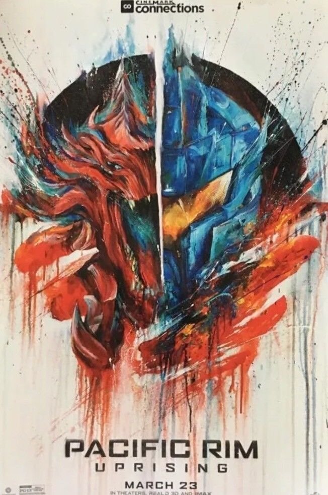 2018 PACIFIC RIM UPRISING MOVIE POSTER 11 1/2 x 17 inches