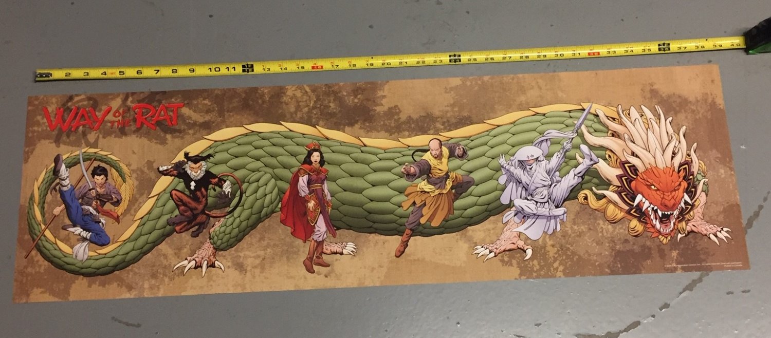 Vintage 2003 Crossgen Way of the Rat Poster 12 x 39 inches brand new ...