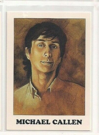 #8 Michael Callen 1993 AIDS Awareness Trading Card (Eclipse Enterprises)