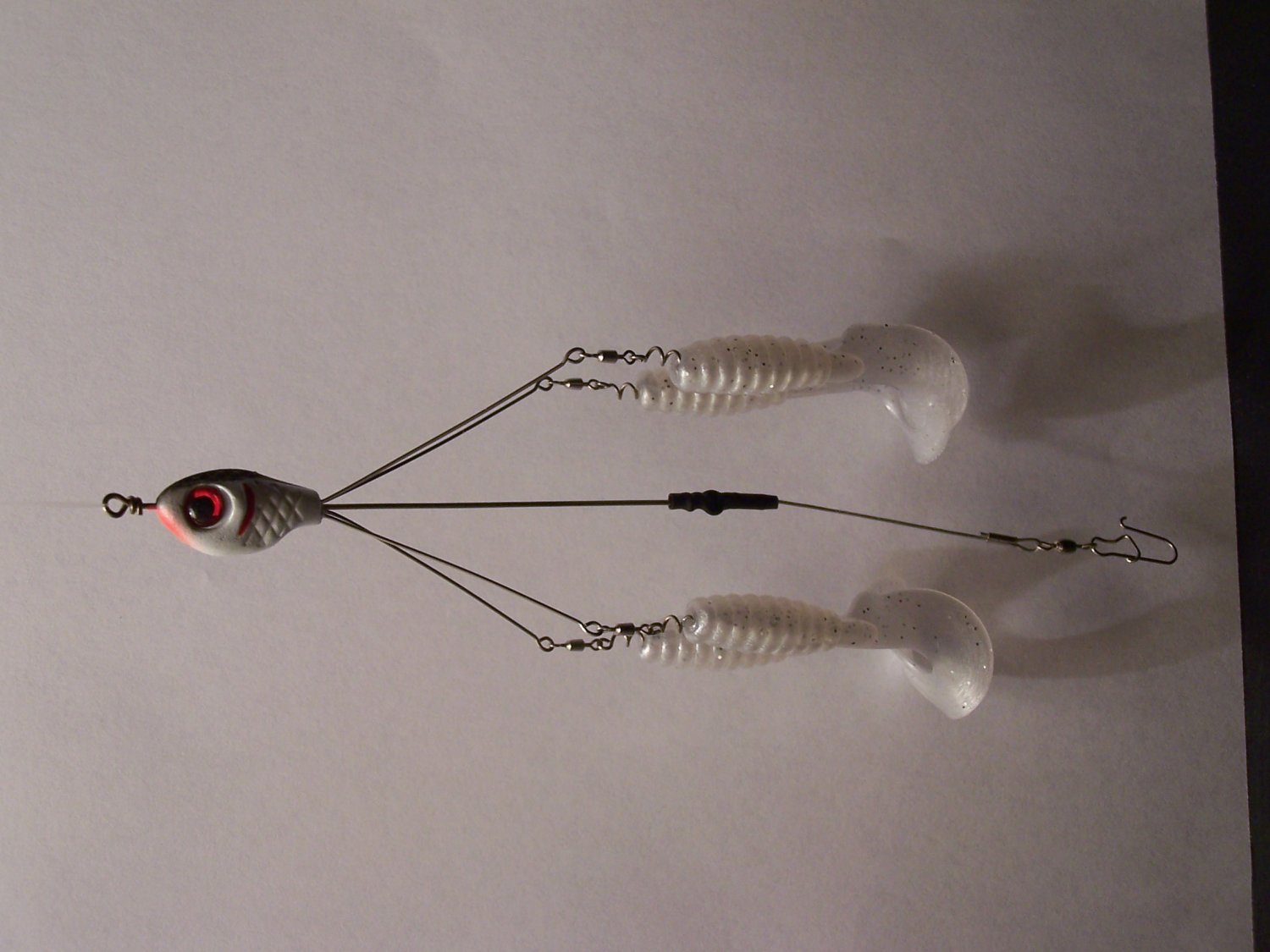 BooYah BOO Teaser Rig with 4 baits 1/4oz Alpine color Umbrella Rig Bass ...