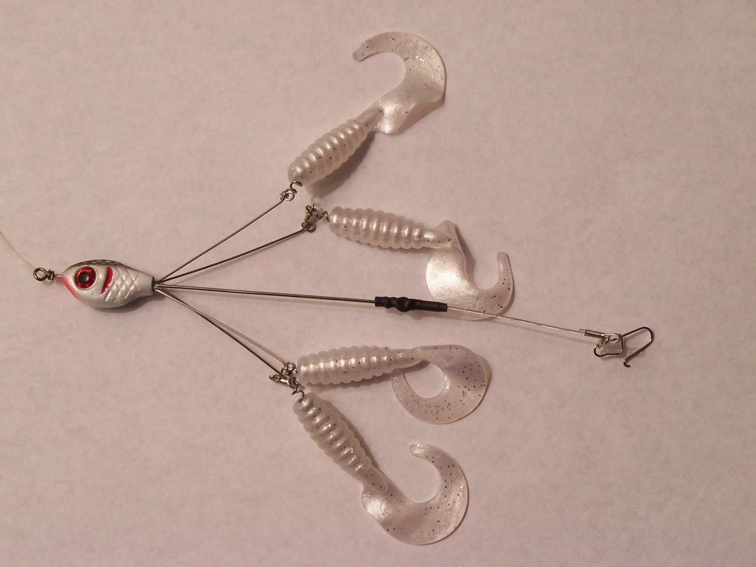 BooYah BOO Teaser Rig with 4 baits 1/4oz Alpine color Umbrella Rig Bass ...