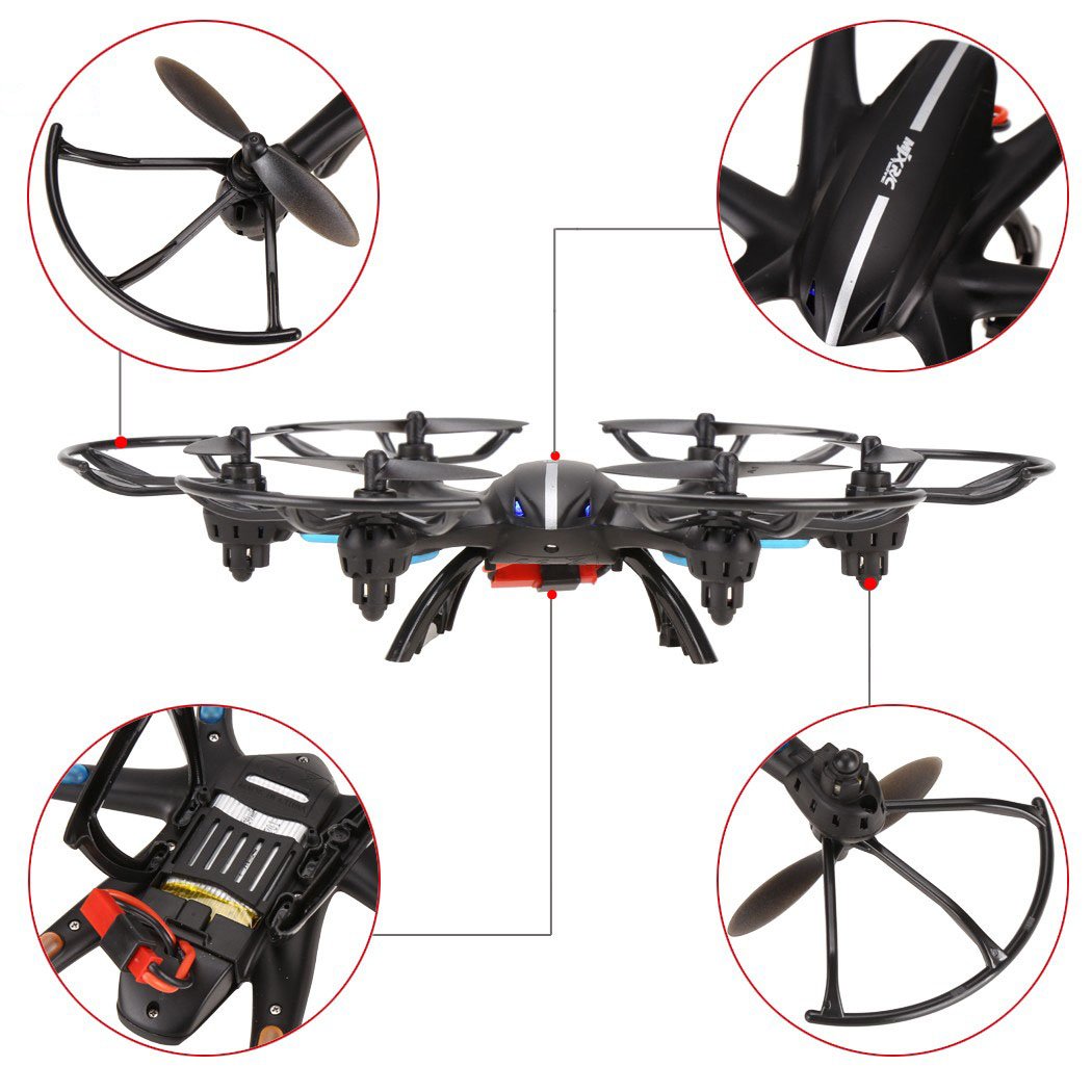 Hexacopter 6-Axis Gyro 2.4GHz RC Quadcopter Drone Helicopter 3D Roll ...