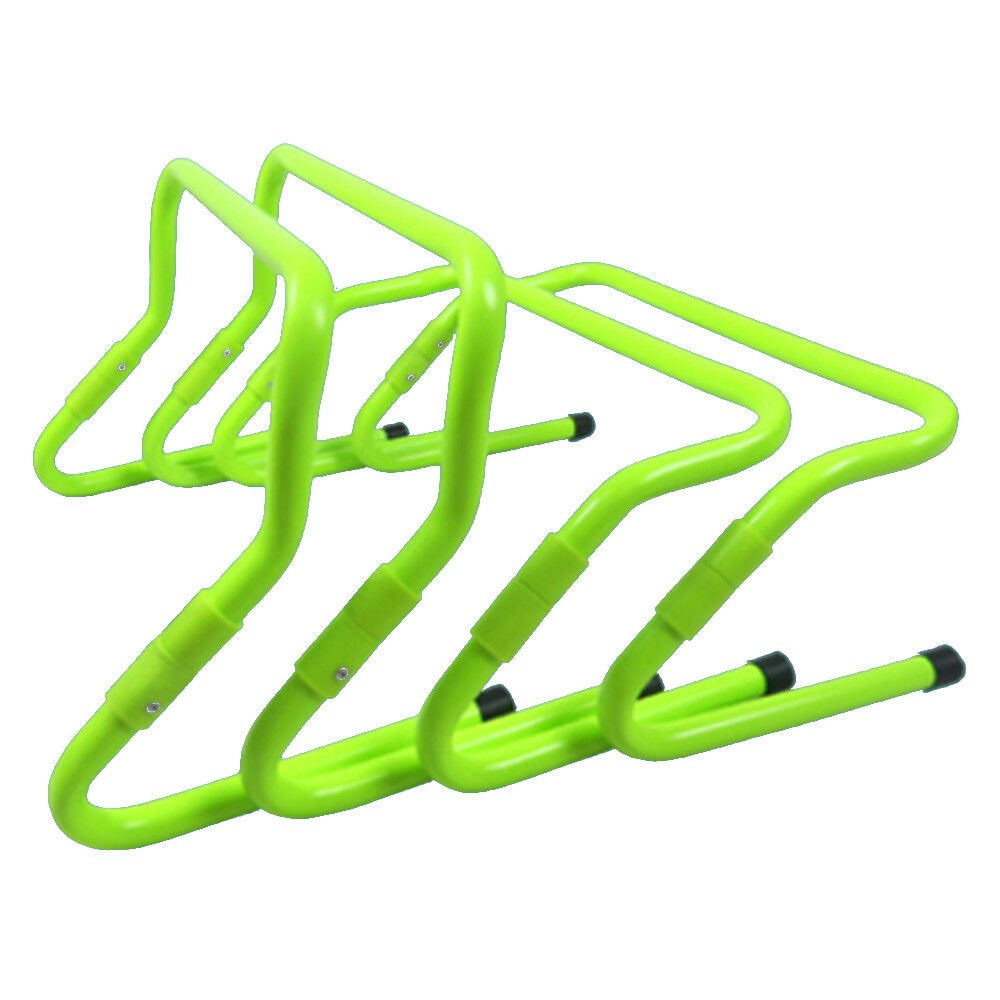 Football Soccer Agility Training PVC Hurdles 15/23/30cm Height Adjustable