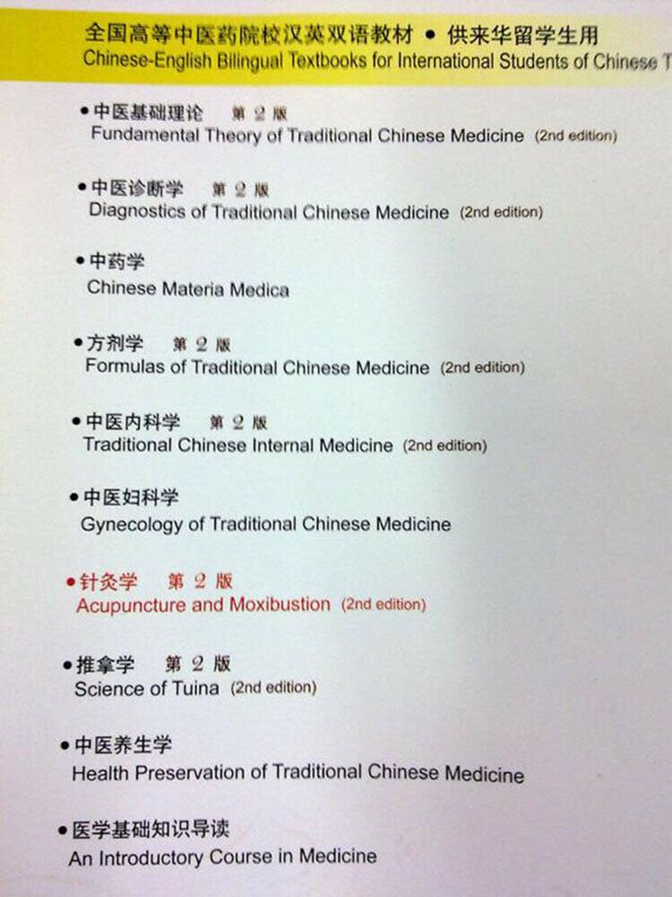Formulas of Traditional Chinese Medicine (2nd edition) – Bilingual Textbook
