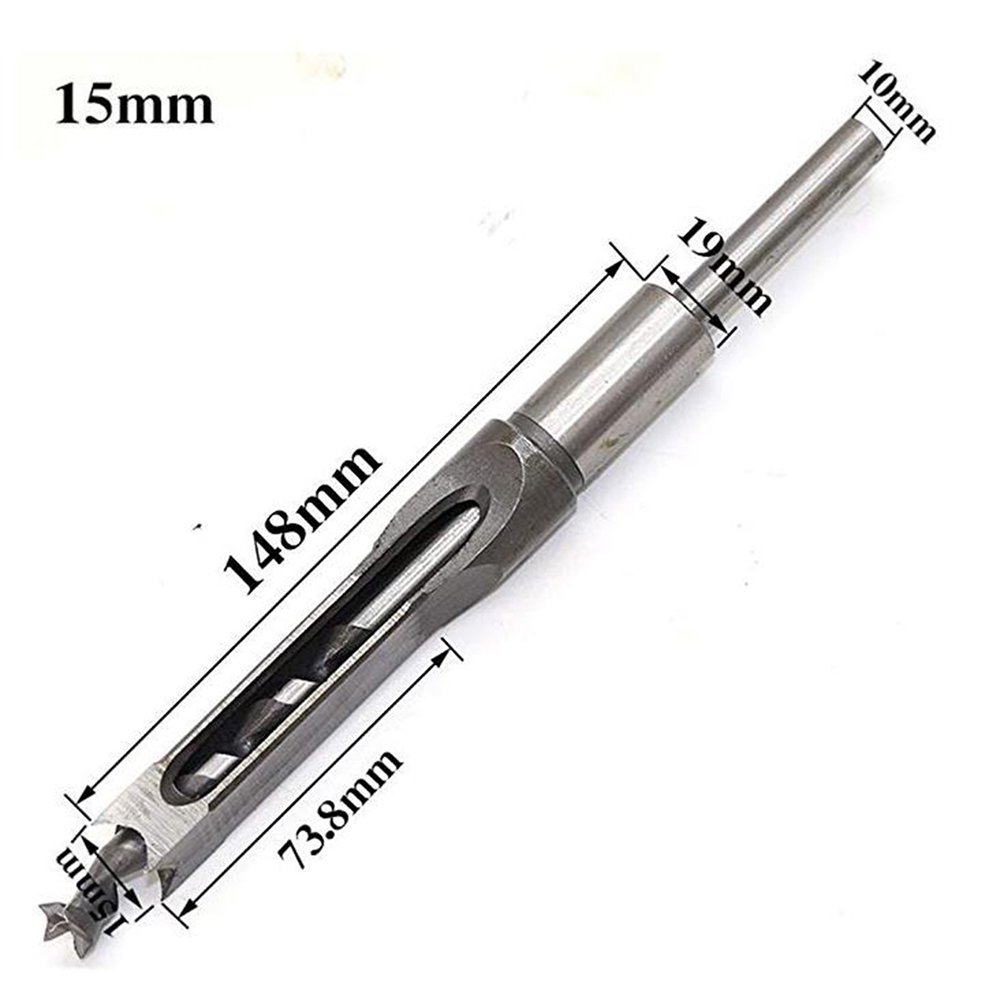 Woodworker Square Hole Drill Bits Wood Drill Bit Mortise Chisel Bit