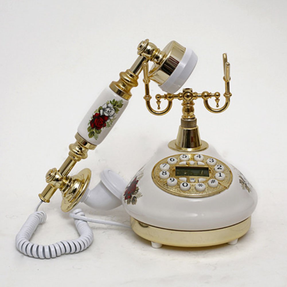 Antique Style Rotary Phone Princess French Style Old Fashioned Handset ...