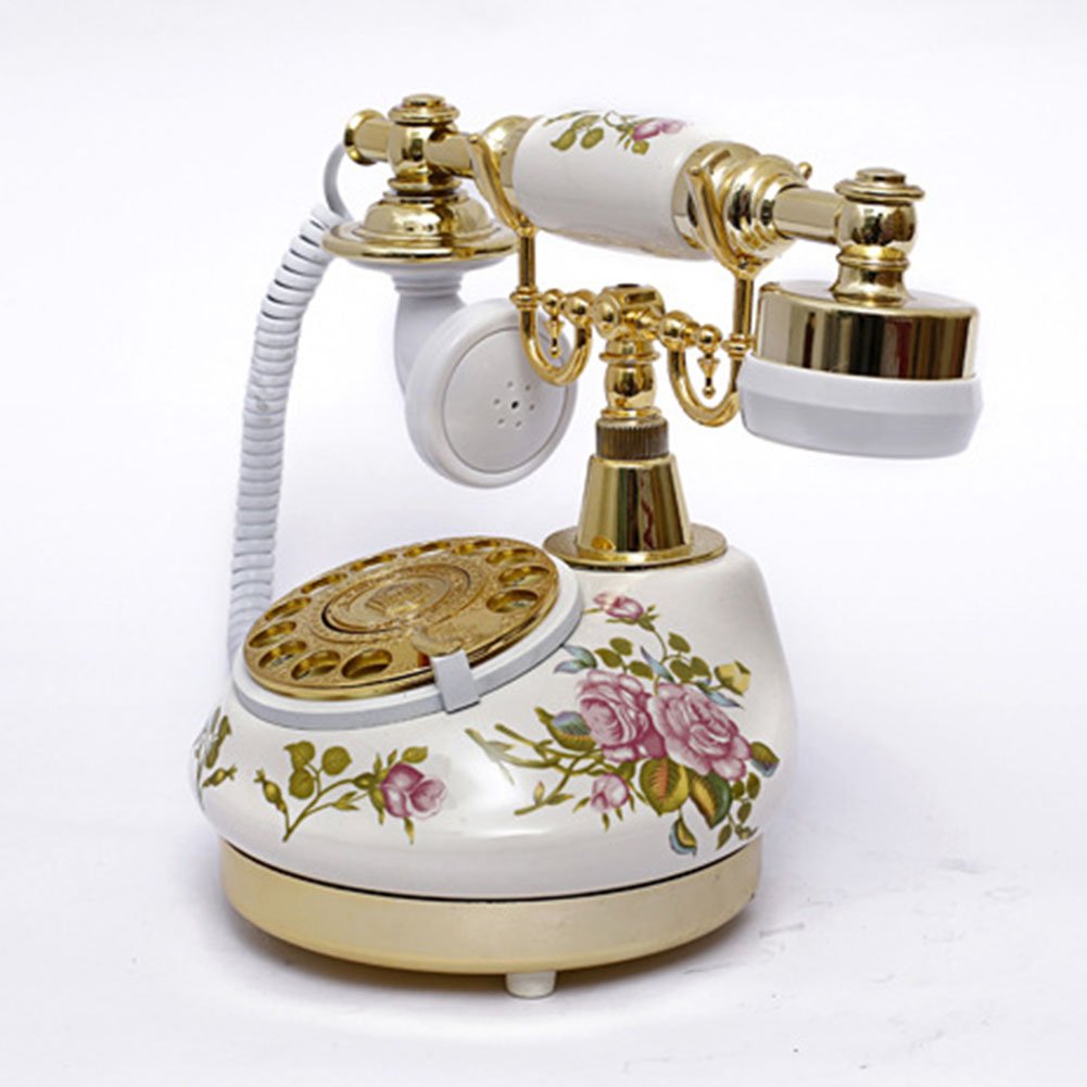 Antique Style Rotary Phone Princess French Style Old Fashioned Handset ...