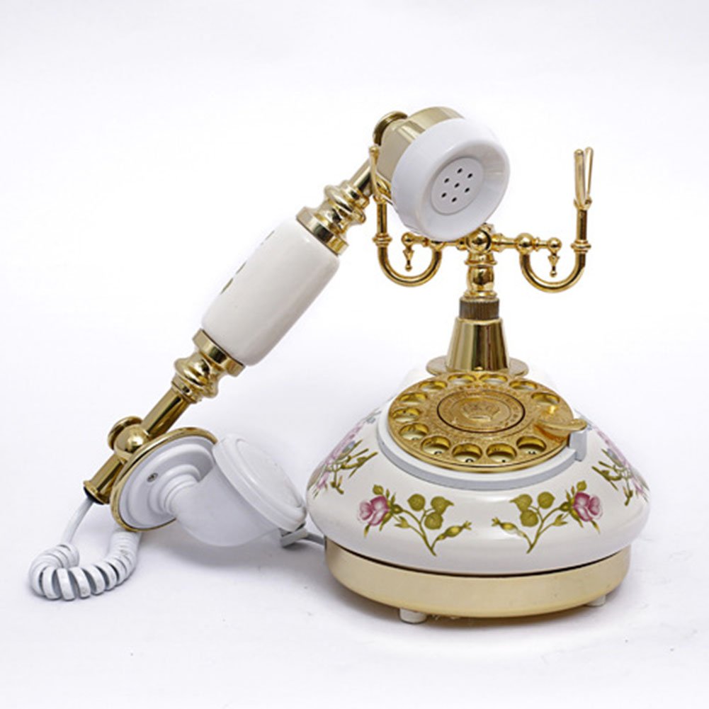 Antique Style Rotary Phone Princess French Style Old Fashioned Handset ...