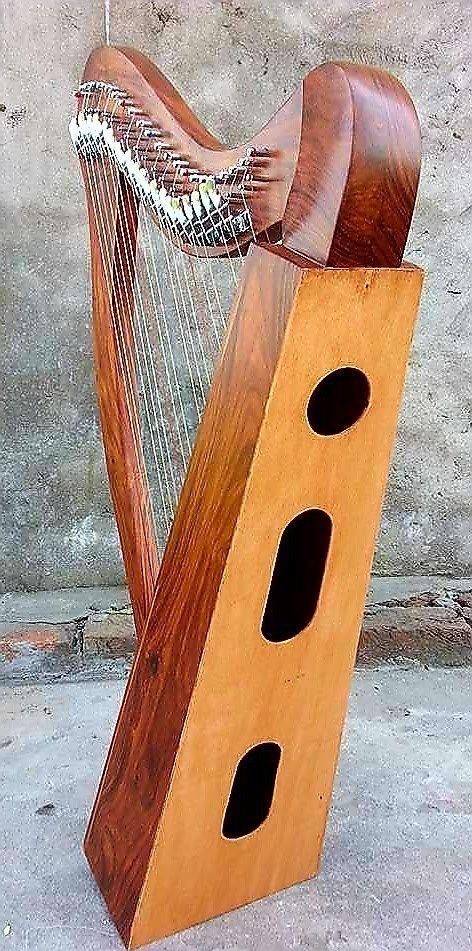 New 26 Strings Lever Harp Folk Harp With Carry Bag and Extra String Set