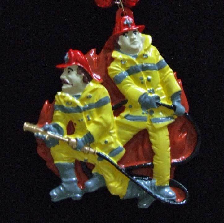 Fire Fighters Mardi Gras Bead Necklace Firefighter Fire Safety