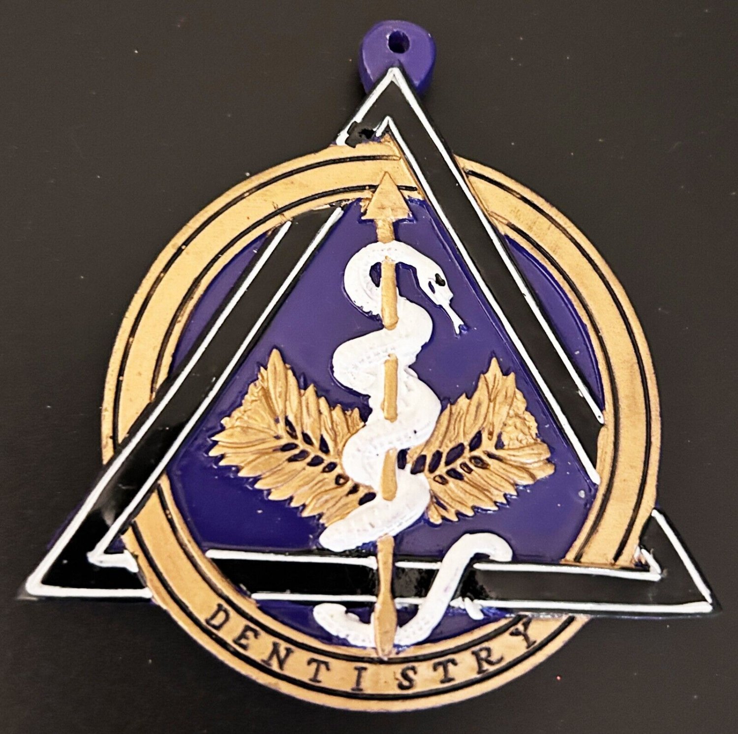 Dentistry Insignia Emblem Refrigerator Magnet & Ornament New Orleans