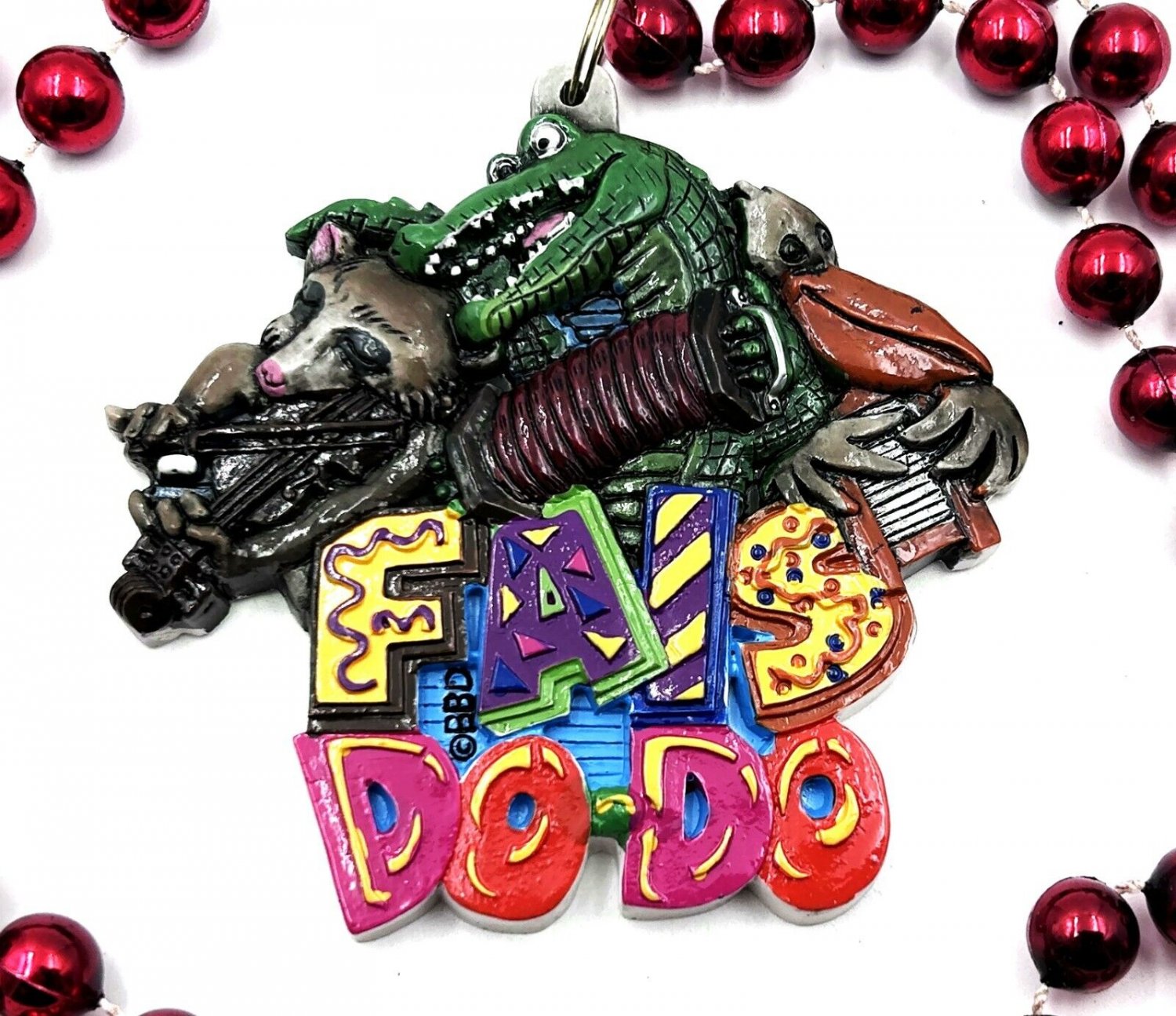 Fais Do-Do New Orleans Beads Carnival Party Bead Bourbon Street Party Cajun