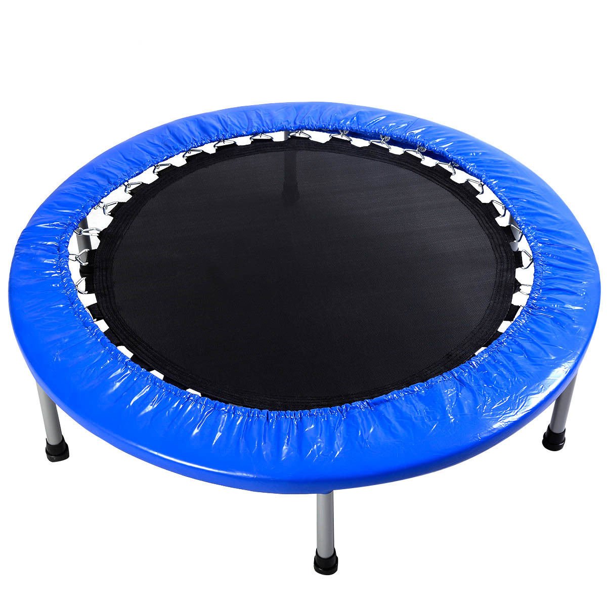 New Mini Band Trampoline 38'' Safe Elastic Exercise Workout w/ Padding ...