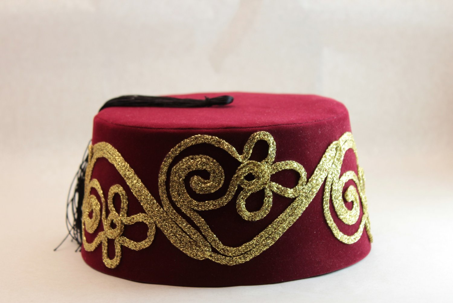 Genuine Fez Fes Authentic Turkish Ottoman Hat Tarboosh Ottoman Wear