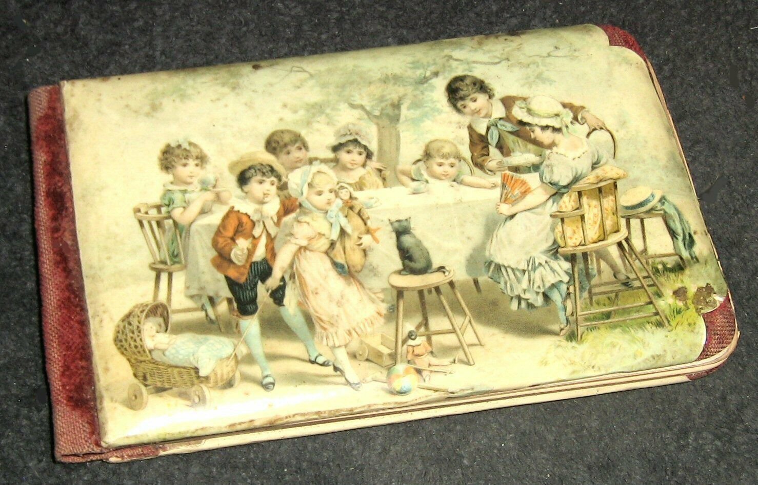 Antique 1890s Autograph Book,Yearbook,School Teacher,Students,Celluloid ...