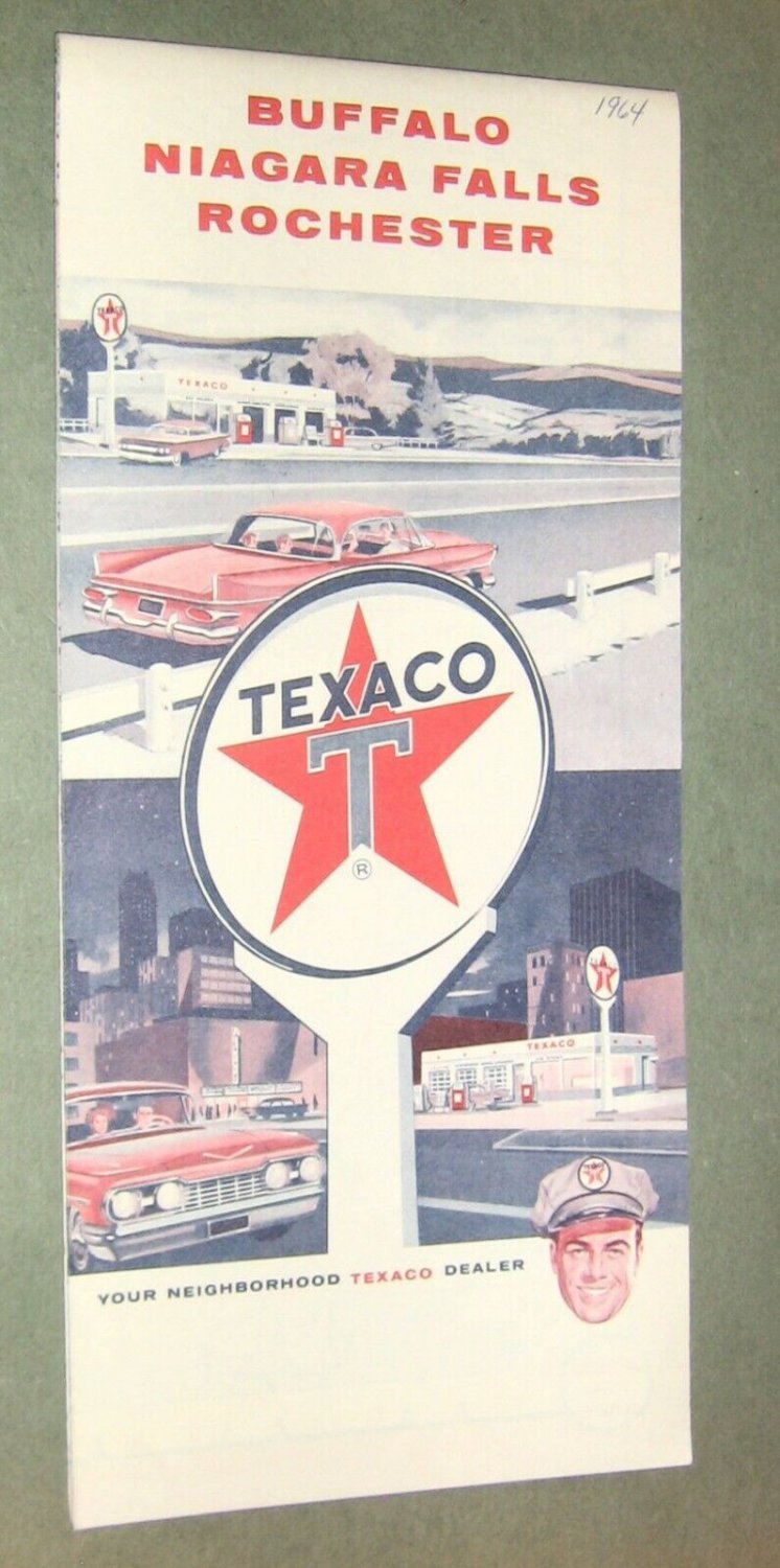 1960's Texaco Road Maps,Seattle,St. Louis,Tacoma,Buffalo,Niagara Falls ...