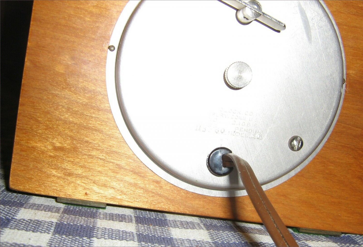 Vintage Duplex Clock Co. Time-Keeper Wood Case,Unique Electric ...