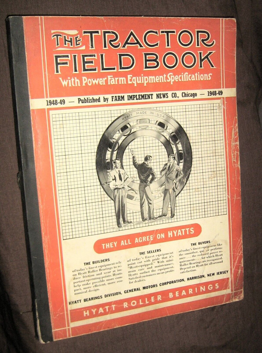 1948 The Tractor Field Book,Allis-Chalmers,Ford,John Deere,Case,Oliver ...