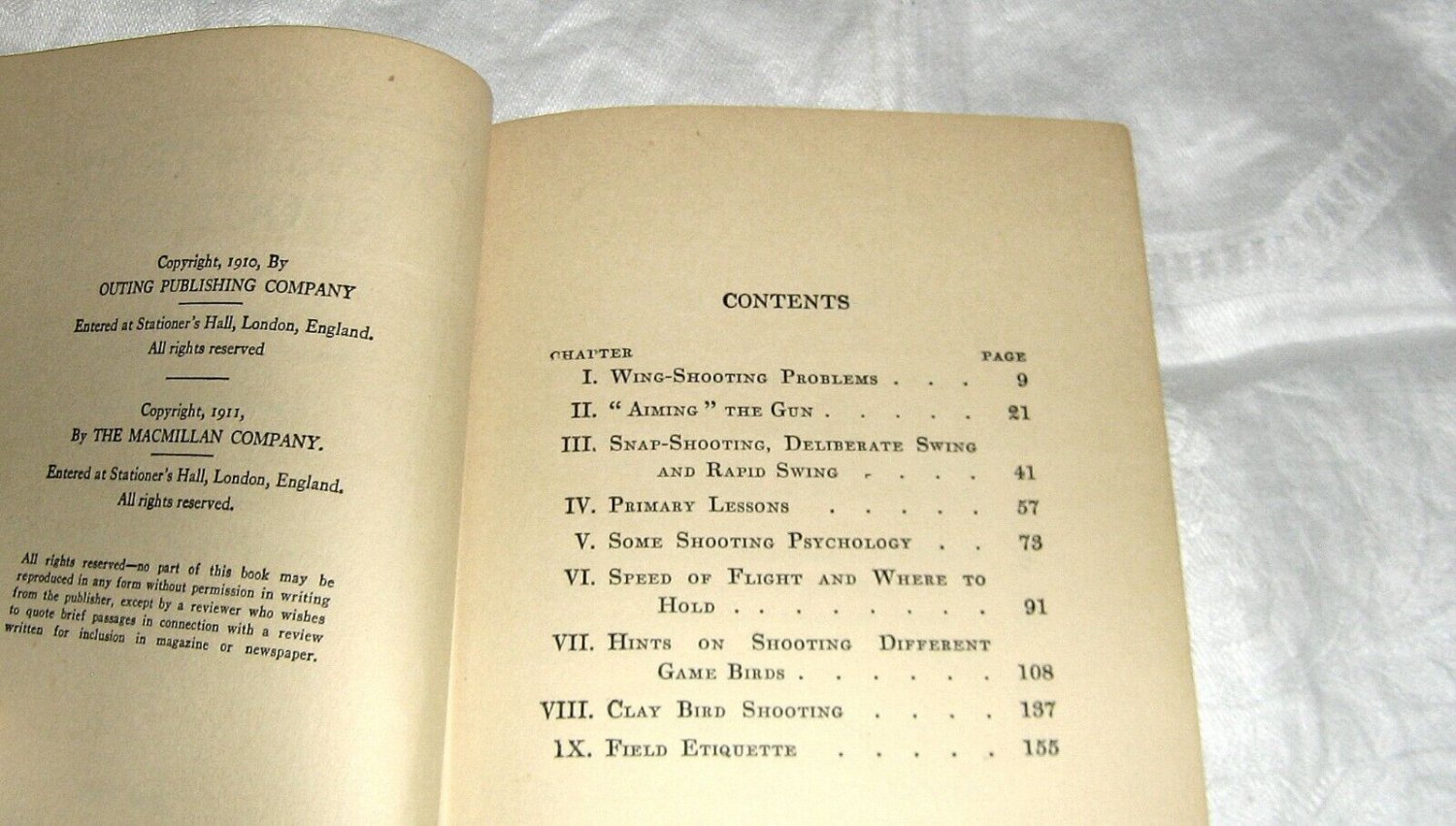 Vintage 1931 Wing and Trap Shooting,by Charles Askins,Illustrated ...