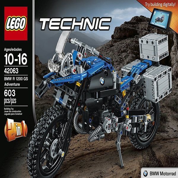 LEGO Technic 42063 BMW R 1200 GS Adventure Building Kit Lego Set 603 Pieces