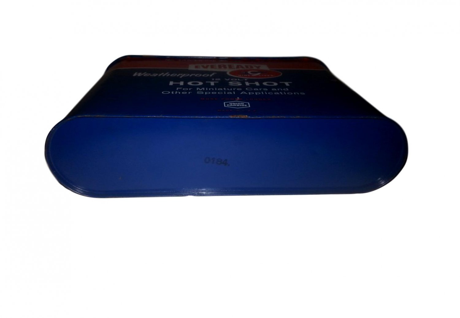 1960's Eveready Dry Battery Weather-Proof "Hot Shot" 12volt Cell Vintage.