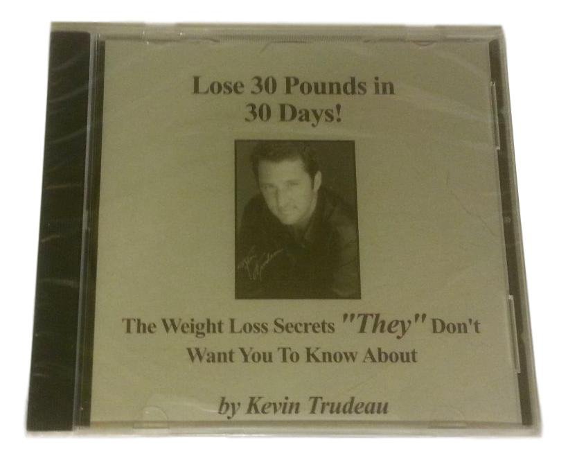 Lose 30 Pounds In 30 Days The Weight Loss Secrets By Kevin Trudeau CD ...