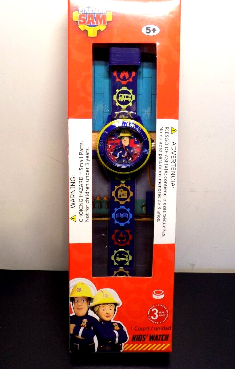 New Fireman Sam Child Boy Girl Child Wrist Watch Brand new