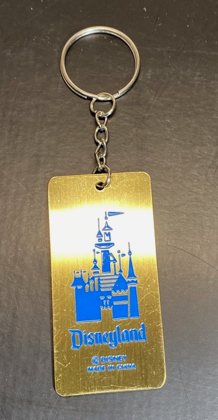 Vintage Disneyland Mickey Mouse Character Keychain