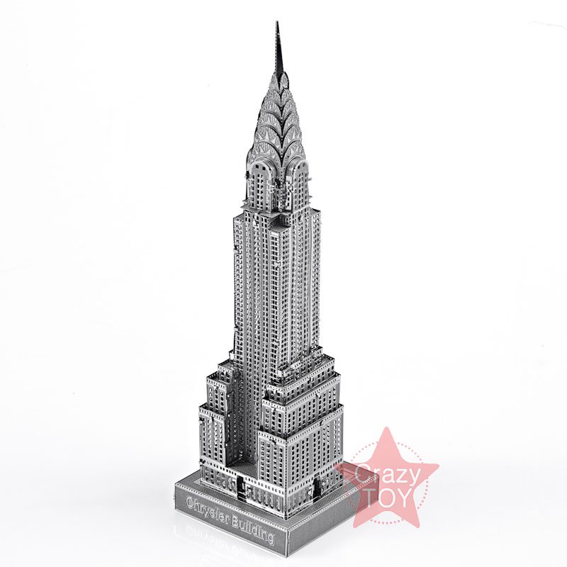 Piececool 3D Metal Puzzle Chrysler Building P005G DIY 3D Laser Cut ...