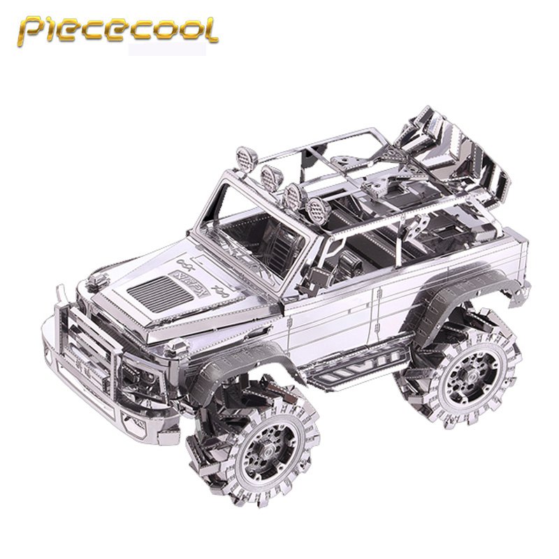 Piececool 3D Metal Puzzle SUV Off-Road Vehicle Car Model Kit P078 DIY ...