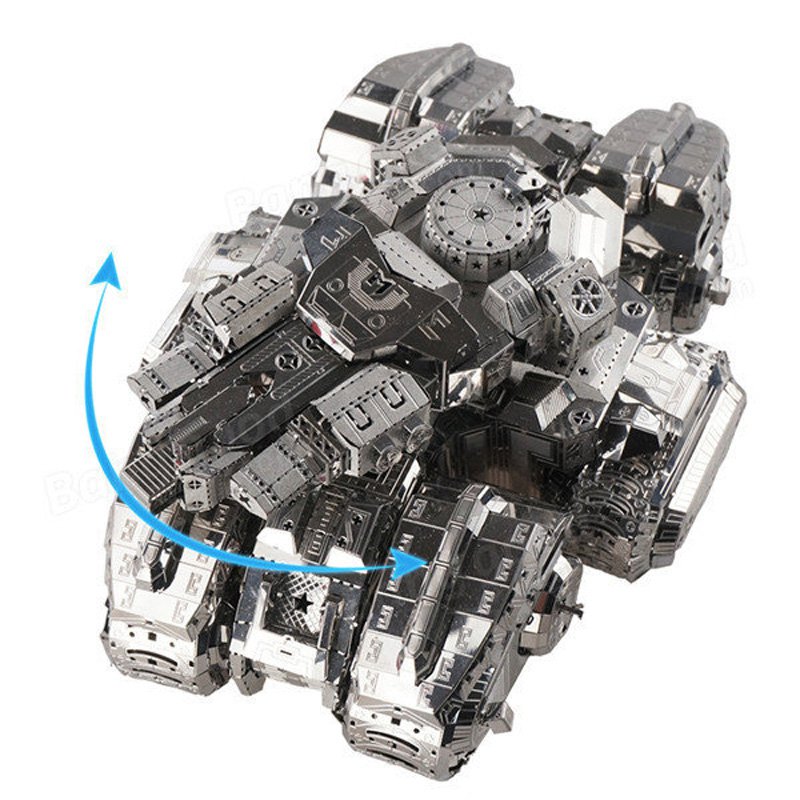 MU 3D Metal Puzzle Starcraft 2 Siege Tank Model Kits DIY 3D Laser Cut ...