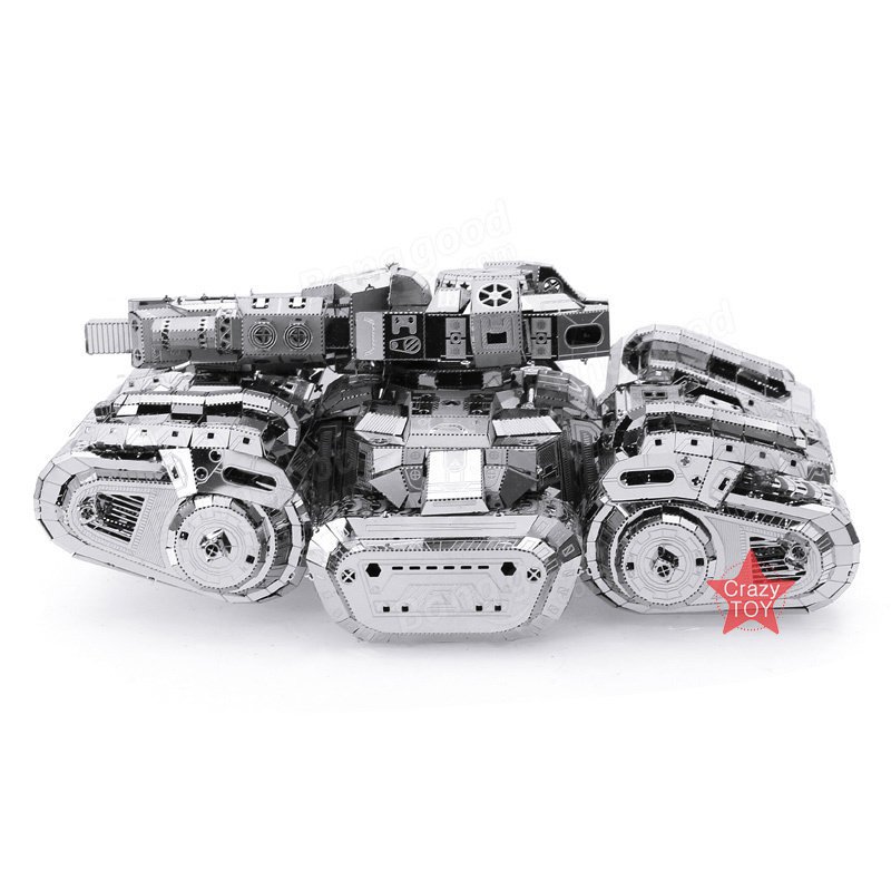 MU 3D Metal Puzzle Starcraft 2 Siege Tank Model Kits DIY 3D Laser Cut ...