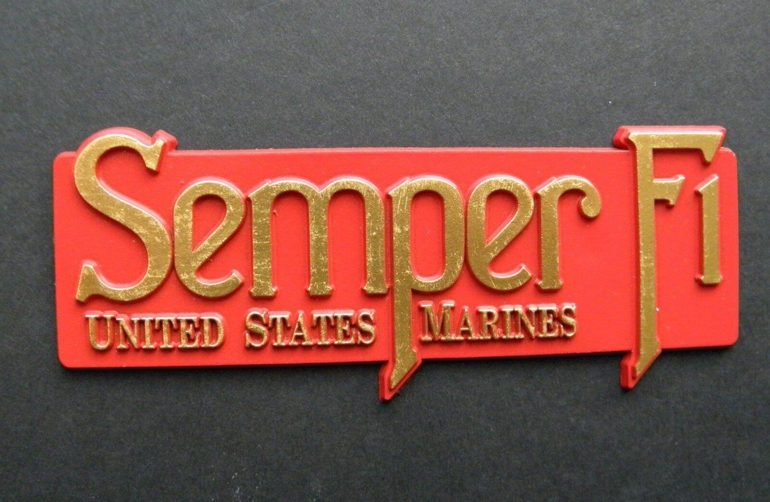 USMC MARINES MARINE CORPS BADGE MILITARY FLEXIBLE FRIDGE CAR MAGNET 4 ...