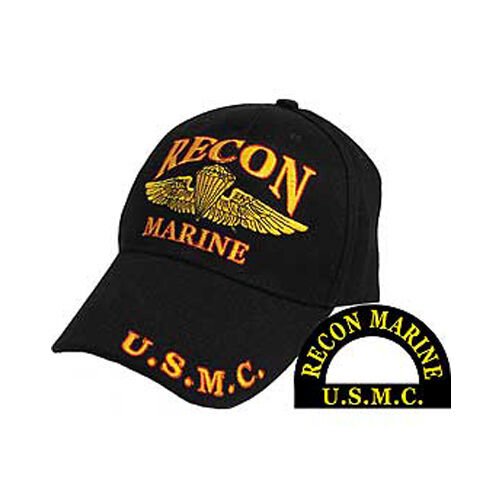 USMC US MARINES MARINE CORPS FORCE RECON EMBROIDERED BASEBALL CAP HAT